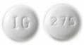 Pill Finder: IG 275 White Round - Medicine.com