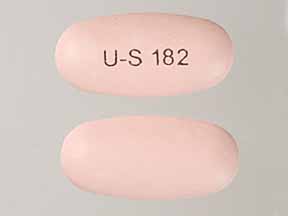 Pill Finder: U-S 182 Pink Elliptical / Oval - Medicine.com