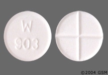 Pill Finder: W 903 White Round - Medicine.com
