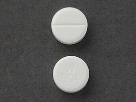 Pill Finder: W 904 White Round - Medicine.com