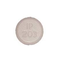 Pill Finder: IP 203 White Round - Medicine.com