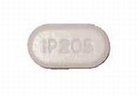 Pill Finder: IP 205 White Elliptical / Oval - Medicine.com