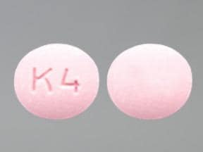 Pill Finder: K 4 Pink Round - Medicine.com