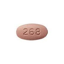 Pill Finder: RDY 268 Brown Elliptical / Oval - Medicine.com