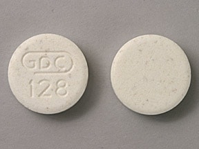 Pill Finder: GDC 128 White Round - Medicine.com