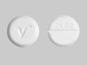 Pill Finder: 2682 V White Round - Medicine.com