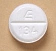 Pill Finder: E 134 White Round - Medicine.com