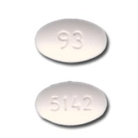 Pill Finder: 93 5142 White Elliptical / Oval - Medicine.com