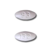 Pill Finder: 93 132 White Elliptical / Oval - Medicine.com