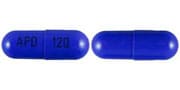 Pill Finder: APO 120 Blue Capsule-shape - Medicine.com