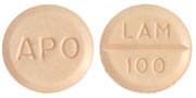 Pill Finder: APO LAM 100 Peach Round - Medicine.com