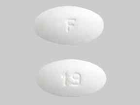 Pill Finder: F 19 White Elliptical / Oval - Medicine.com