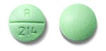 Pill Finder: A 214 Green Round - Medicine.com