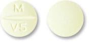 Pill Finder: M V5 Yellow Round - Medicine.com