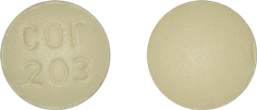 Pill Finder: cor 203 Green Round - Medicine.com