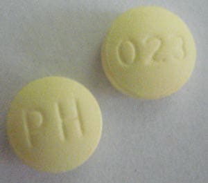Pill Finder: PH 023 Yellow Round - Medicine.com