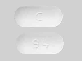Pill Finder: C 94 White Capsule-shape - Medicine.com