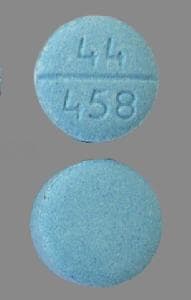 Pill Finder: 44 458 Blue Round - Medicine.com