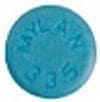 Pill Finder: MYLAN 335 Blue Round - Medicine.com