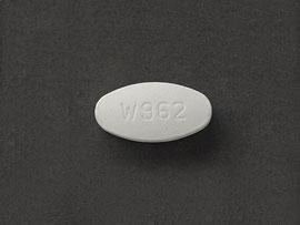 Pill Finder: W 962 White Elliptical / Oval - Medicine.com