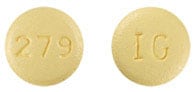 Pill Finder: IG 279 Yellow Round - Medicine.com