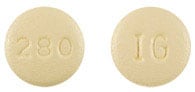 Pill Finder: IG 280 Yellow Round - Medicine.com