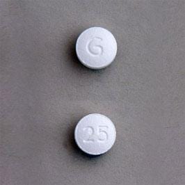 Pill Finder: G 25 White Round - Medicine.com