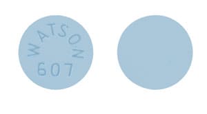 Pill Finder: WATSON 607 Blue Round - Medicine.com