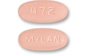 Pill Finder: MYLAN 472 Pink Elliptical / Oval - Medicine.com