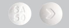Pill Finder: SA 50 > White Round - Medicine.com