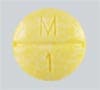 Pill Finder: M 1 Yellow Round - Medicine.com