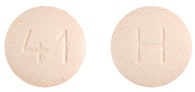Pill Finder: H 41 Orange Round - Medicine.com