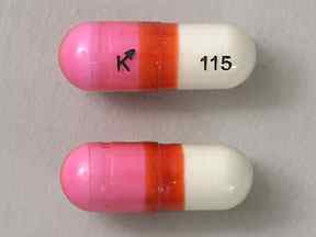 Pill Finder: K 115 Pink Capsule-shape - Medicine.com