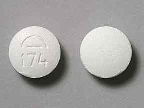 Pill Finder: Logo 174 White Round - Medicine.com