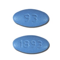 Pill Finder: 93 1893 Blue Elliptical / Oval - Medicine.com