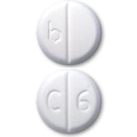 Pill Finder: b C6 White Round - Medicine.com