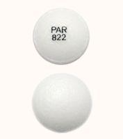 Pill Finder: PAR 822 White Round - Medicine.com