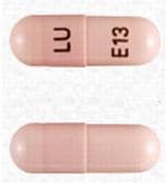 Pill Finder: LU E13 Pink Capsule-shape - Medicine.com