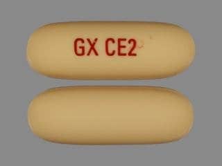 Pill Finder: GX CE2 Yellow Elliptical / Oval - Medicine.com