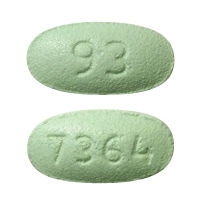 Pill Finder: 93 7364 Green Elliptical / Oval - Medicine.com