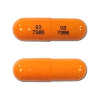 Pill Finder: 93 7386 93 7386 Orange Capsule-shape - Medicine.com