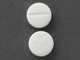 Pill Finder: W 736 White Round - Medicine.com