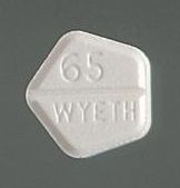Pill Finder: A 2 65 WYETH White Five-sided - Medicine.com