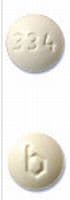 Pill Finder: b 334 White Round - Medicine.com
