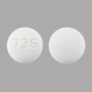 Pill Finder: 736 White Round - Medicine.com