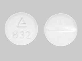 Pill Finder: Logo 832 White Round - Medicine.com