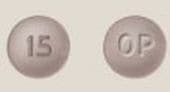 Pill Finder: OP 15 Gray Round - Medicine.com