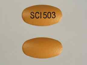 Pill Finder: SCI503 Orange Elliptical / Oval - Medicine.com