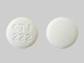 Pill Finder: CTI 222 White Round - Medicine.com