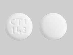 Pill Finder: CTI 143 White Round - Medicine.com